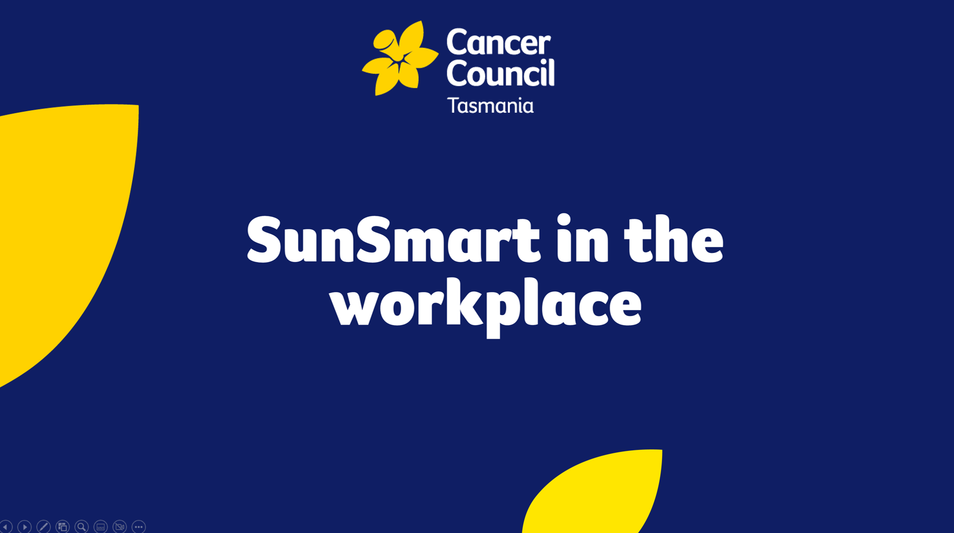 SunSmart in the Workplace self-guided learning module Survey