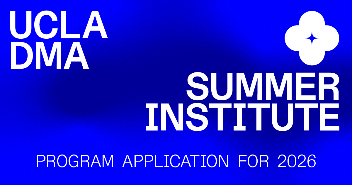 UCLA Design Media Arts Summer Institute — 2026 Application Survey