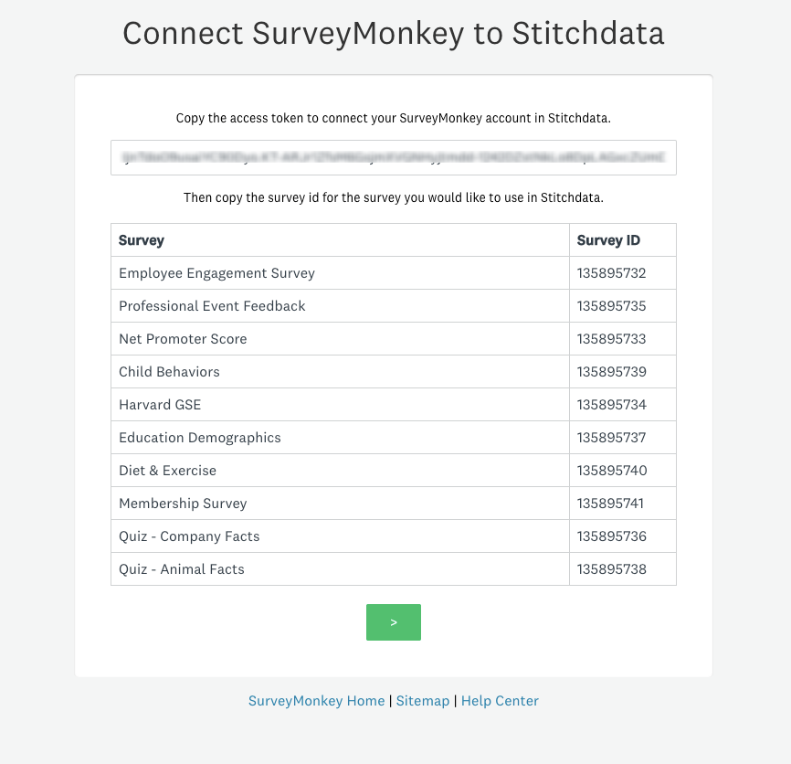 Stitch - SurveyMonkey App Integration