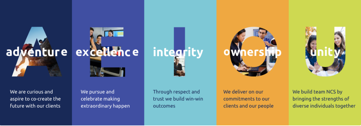 NCS Ignite AEIOU belief award Survey