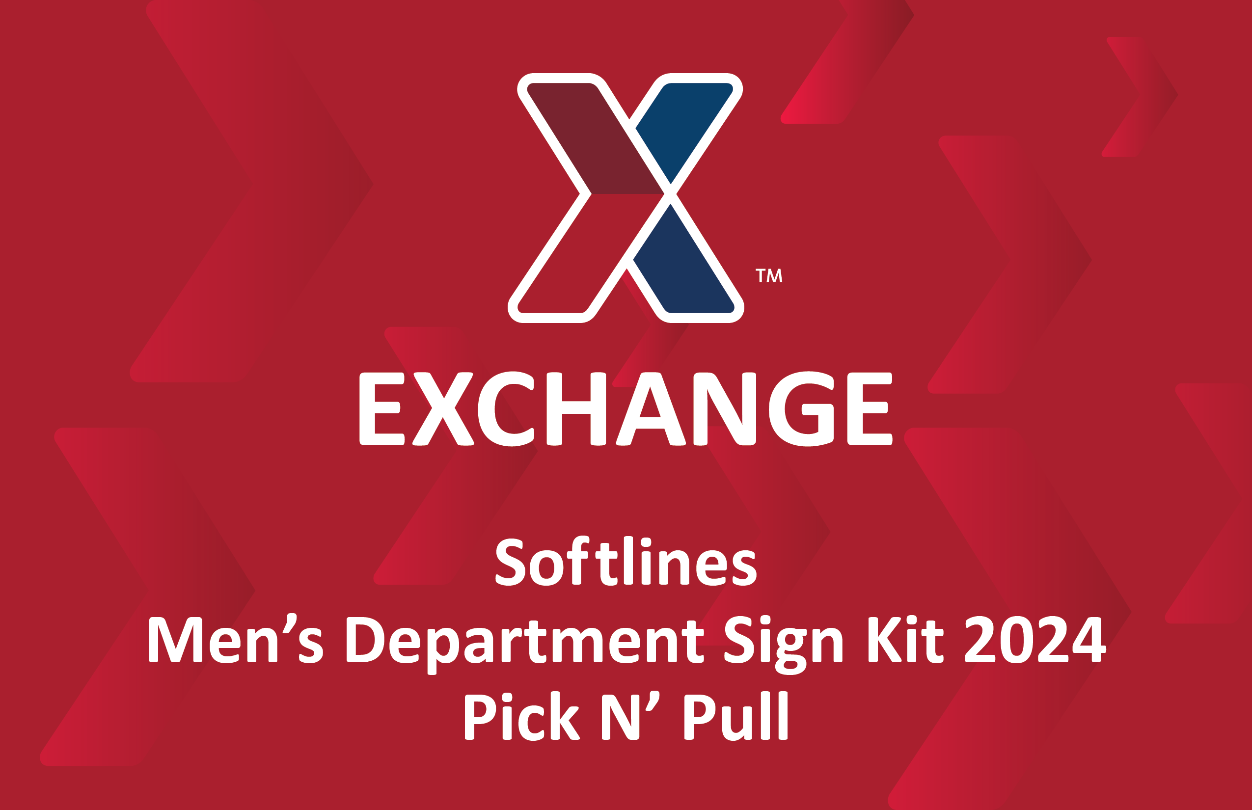 100524/Softlines Men’s Department Sign Kit [2024] Survey